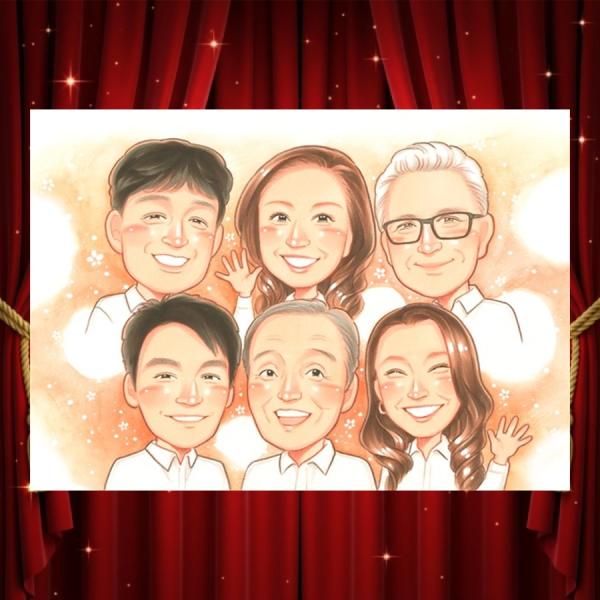 ・下描き満足保証・納期厳守・人気の似顔絵作家ずっと飾れる満足度の高い似顔絵をお届けします【ご利用の多いシーン】お祝い プレゼント 贈り物 ギフト 贈呈用 還暦 古希 喜寿 傘寿 米寿 卒寿 白寿 百寿 長寿 結婚記念日 金婚式 結婚50周年...