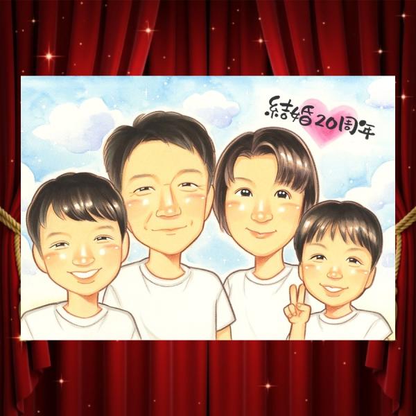 ・下描き満足保証・納期厳守・人気の似顔絵作家ずっと飾れる満足度の高い似顔絵をお届けします【ご利用の多いシーン】お祝い プレゼント 贈り物 ギフト 贈呈用 還暦 古希 喜寿 傘寿 米寿 卒寿 白寿 百寿 長寿 結婚記念日 金婚式 結婚50周年...