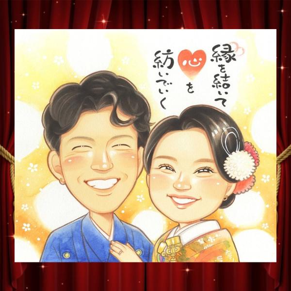 ・下描き満足保証・納期厳守・人気の似顔絵作家ずっと飾れる満足度の高い似顔絵をお届けします【ご利用の多いシーン】お祝い プレゼント 贈り物 ギフト 贈呈用 還暦 古希 喜寿 傘寿 米寿 卒寿 白寿 百寿 長寿 結婚記念日 金婚式 結婚50周年...