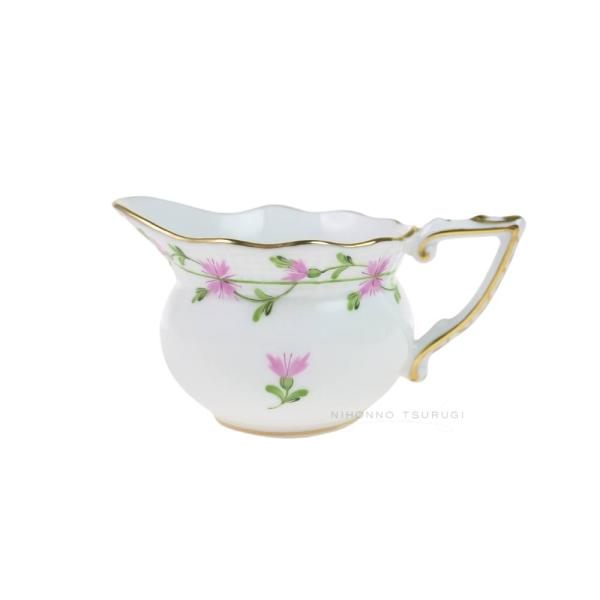 ピンクの小花のガーランドガーランドとは花飾りの意味。愛らしいピンク色の小花が花飾りのように描かれています。優雅な気持ちにさせてくれるたっぷりの金彩はとても美しく、ヘレンドならではの特徴でもあります。可憐な表情を魅せる花は繊細に描かれ、上品で...