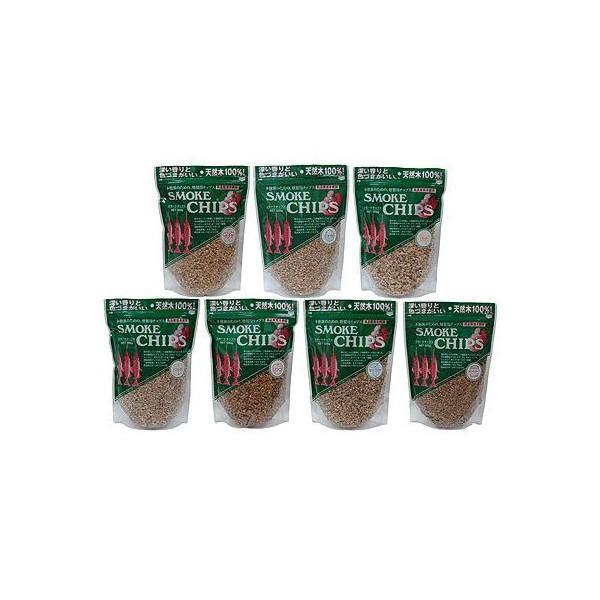 内容量：500g原料産地：サクラ・ナラ・オニグルミ・リンゴ・ブナは岩手県産、ヒッコリー・ホワイトオークはアメリカ産◆サクラ◆一番一般的で、香りは強いので豚肉やマトンなどくせのある素材に適しています。●樹皮や廃朽部を取り除き、純粋な木質部だけ...