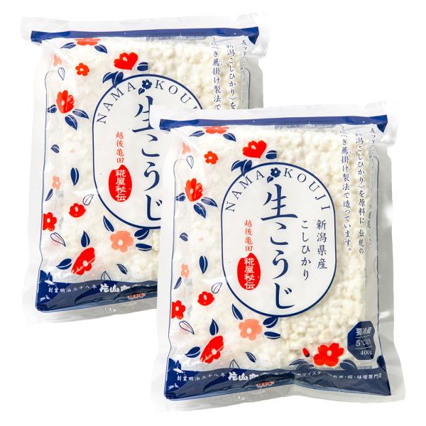 五ツ星お米マイスターが厳選した新潟県産コシヒカリを100%使用！昔ながらの製法で大切に育てられた新鮮な生糀です。発酵力が強いので、甘酒・味噌・塩麹などの発酵食品をご家庭でより美味しく作れます。五ツ星お米マイスターが厳選した新潟県産コシヒカリ...