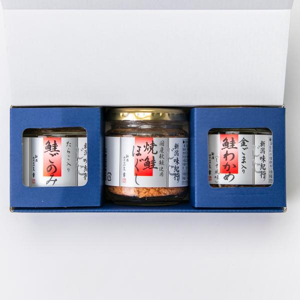 国産の秋鮭を使用して作った、三幸の「鮭ほぐし」シリーズ。シンプルな味わいに加えて、食感や香りをプラスしたものなど、全部で3種類をご用意しました。化粧箱入りでギフトにも最適です。株式会社三幸は、「本当に美味しいご飯のお供やお酒のおつまみ」を探...