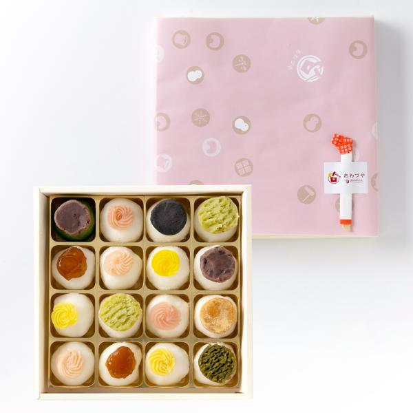 老舗の餅菓子店がこだわり抜いて作った「ひとくちだんご」です。新潟県産コシヒカリの上新粉をたっぷり使った「だんご」は、抜群のもっちり食感！季節を感じるカラフルな「あんこ」をのせてお届けします。見附市の老舗菓子店「あわづや」の「華やか ひとくち...