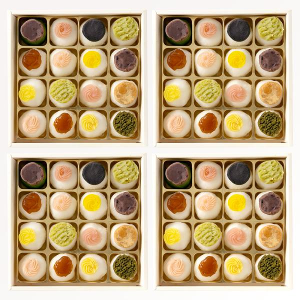 老舗の餅菓子店がこだわり抜いて作った「ひとくちだんご」です。新潟県産コシヒカリの上新粉をたっぷり使った「だんご」は、抜群のもっちり食感！季節を感じるカラフルな「あんこ」をのせてお届けします。見附市の老舗菓子店「あわづや」の「華やか ひとくち...