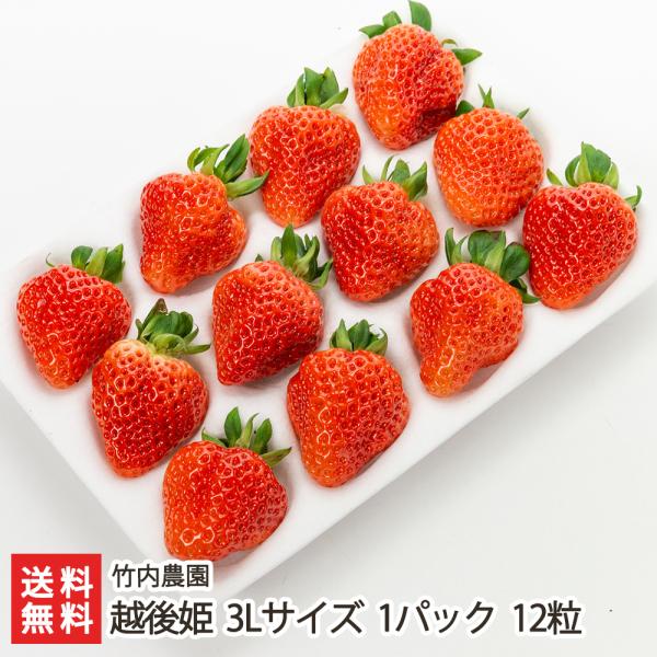 栽培歴20年以上の園芸農家が育てる、高糖度の大粒イチゴです。表面が少し硬めのため歯ごたえがあり、輸送中にも実が崩れません。格別の甘さと食べごたえの良さが好評の一品です。越後姫は、濃厚な甘さと柔らかい果肉を特徴とする新潟のブランド苺です。中で...