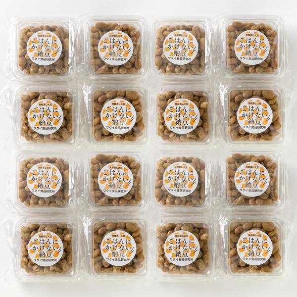 自家栽培米の稲藁から採取した「天然の納豆菌」で手作りしている納豆。じっくりと発酵させることで、大豆の旨味を引き出しています。ごはんにかけずに、主役の一品として食べてみてください！ワクイ食品研究所が、天然の納豆菌を使って手作りした「ごはんにか...