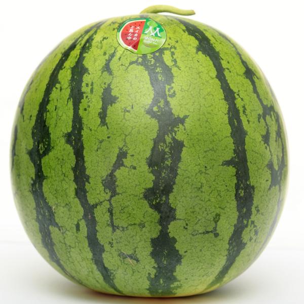 【発売日：2026年06月17日】みずみずしい味わいが夏の訪れを告げてくれる！水はけの良い砂丘地で育った、甘み抜群のスイカです。口の端から濃厚でジューシーな果汁が滴りますよ。豪快にかぶりついて、夏を満喫してください！MONJI FARMは、...