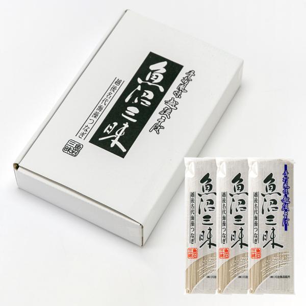 新潟名物「へぎそば」をはじめ、そば処として知られる十日町市。今回は、布海苔という海藻と山芋をつなぎに使用した「越後そば」をご紹介します。お中元やお歳暮にぴったりな化粧箱入りもご用意しました。十日町市で古くから親しまれているのが「へぎそば」。...