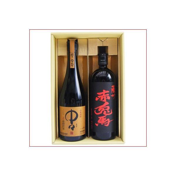 ギフト 本格焼酎　中々麦焼酎　赤兎馬　芋焼酎　720ml×2本セットです。◎下記の用途で人気です。お歳暮、お中元、御歳暮、御中元、御年始、お年賀、御年賀、お年始、母の日、父の日、敬老の日、寒中見舞い、クリスマス、成人式、自宅用、バレンタイン...