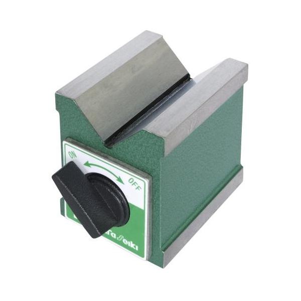 ■特長・レバー操作でマグネットON/OFFが可能です。・研磨仕上げ品です。・定盤上で使用し、円形工作物のケガキ測定、円筒型製品の精密検査の保持具として使用します。■用途・ケガキ用測定具、丸棒の固定用具として■仕様・底面とV溝の平行度(mm)...