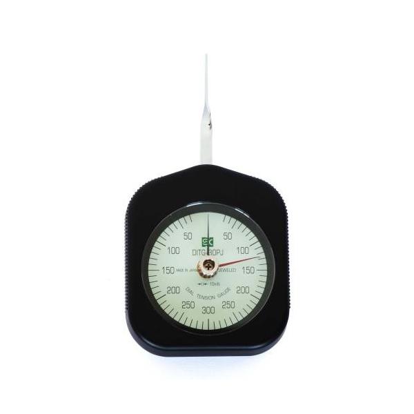 ■特長・置針式なので測定時の瞬間最高値を簡単に読み取ることができます。■用途・ボタンの押圧力、バネ張力の測定に■仕様・測定範囲(mN)：30-300・分解能(mN)：10・指示誤差：±0.5目盛・目盛仕様：30-300-30・本体質量：55...