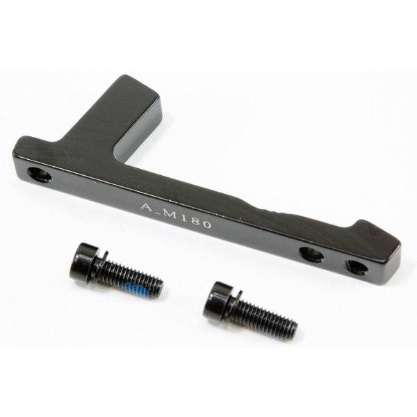 ・汎用ポストマウント１８０ｍｍローター用アダプタ新品になります。・フロントとリア共通になります。 ・取り付けボルト二本付・各社のPOSTマウントキャリパーで使用可能です。