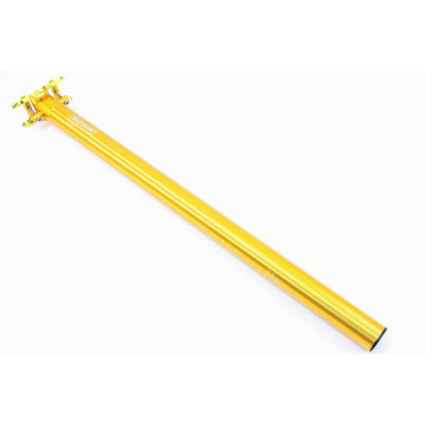 ・主な仕様： ●材質：アルミ６０６１Ｔ６●サイズ：φ３３．９／長６００ｍｍ ●重量：　約　３３０ｇ　（実測） ●セットバック　約０ｍｍ ※　箱、マニュアルなし