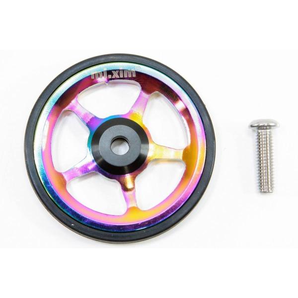 ・主な仕様：・材質　　アルミ合金　ゴム・外径　約61ｍｍ　厚み　約8ｍｍ・重さ　約30ｇ・取り付け穴径　Φ6ｍｍ・取付ボルト　Ｍ６　ステンレス※パッケージ、マニュアル無