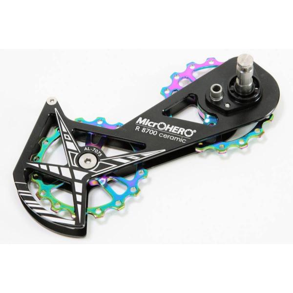 ・MicrOHEROのセラミックベアリング採用のビッグプーリーになります。・軽量でプーリーの回転も軽く，確実に駆動抵抗の低減が狙えます。・非常にコストパフォーマンスに優れていながら精巧な作りとなっております。・材質は軽量のアルミ合金とステン...