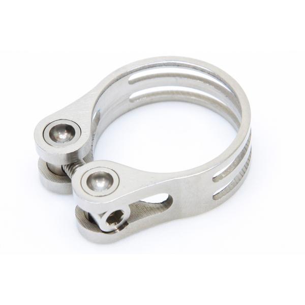 ・マイクロヒーロー（MicrOHERO）のオールチタン製シートクランプです。・オールチタン製で軽量だけではなく錆びる心配もございません。・完全CNC製造で高い精度を実現しました。・主な仕様：●重量：・サイズ　Φ31.8mm　約　17ｇ（実測...