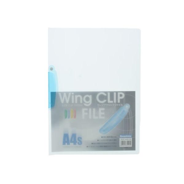 ビュートン ウイングクリップファイル A4 タテ型 文房具 文具 ステーショナリー 収納 収容 整理 整頓 穴を開けない :ecf-a4s:にじいろ文具 - 通販 - Yahoo!ショッピング