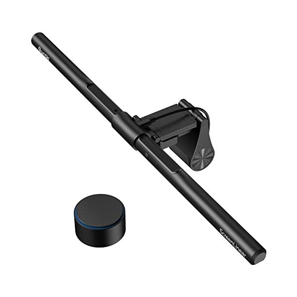 無線リモコン搭載・無段階調光・自動調光  Quntis L206 Pro Led デスクライトは無線リモコンで自由自在に照度 Max 2000 Lux と色温度 3000-6500K を無段階調整できます。お気に入り光環境をワンタッチで実現...