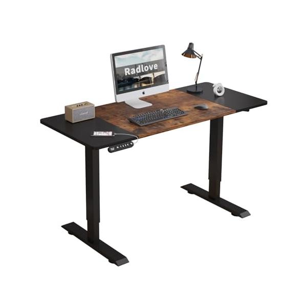 商品仕様 *天板サイズ：約幅140CM*奥行60CM*天板は4分割 *本体重量：約22KG *耐荷重80KG *高さ調節範囲：69-115CM *材料:化粧合板、鋼鉄合金材料 電気で高さ調節  この机は、「*・*」ボタンを押すと、座位から立...