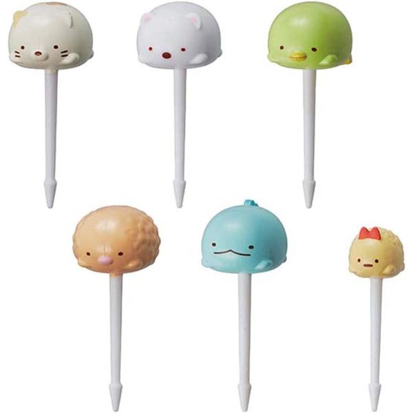 ランチ ピックス バンダイ すみっコぐらし お弁当 ニコニコ ピック 6本入すみっコぐらしのピックスです。お弁当の時間が楽しみになります。ホームパーティや運動会、お弁当に。6本入りオーブンや電子レンジでは使用不可。