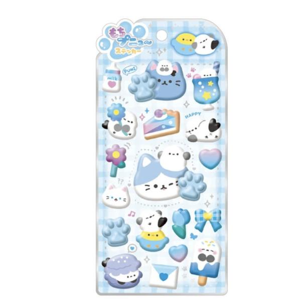 もちプニュ〜ステッカー シール ぷにぷに しまえながNewもちプニュ〜ステッカープニプニ肉球スクイーズつきデコレーションの主役級ぷにぷにかわいい肉級マスコットが3個もついたマシュマロシールが新登場！■仕様内容■販売サイズ：約W200×H95...