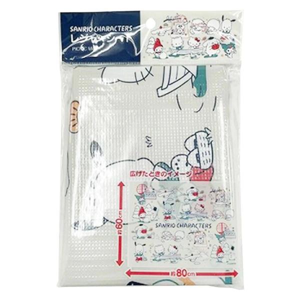 サンリオ レジャーシート シーズン 80cm×60cm１人分にちょうど良い、60×80cmサイズ。適度な厚みがあるから痛くない。材質　ポリエチレン