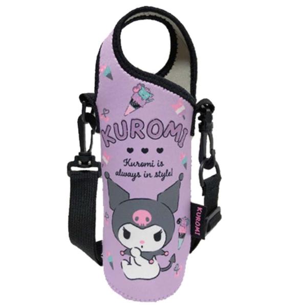 3way ペットボトルカバー クロミ ショルダー肩掛けも、手持ち、バッグにかけても。状況に応じて持ち運び方を変えることができるから様々な場面で大活躍です。５００mlペットボトルやステンレスボトルなど、高さ約２３ｃｍ×直径７ｃｍサイズのボトル...