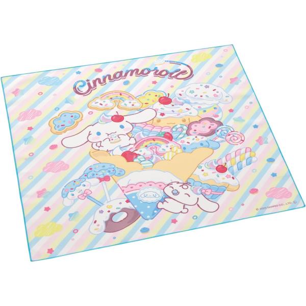 スケーター 子供用 お弁当 ランチクロス 43×43cm サンリオ シナモロール Fancy Snacks Weets 女の子お弁当箱をすっぽり包める大きさの ランチクロスクロスを広げてそのまま ランチョンマット として洗濯可能なので、いつ...