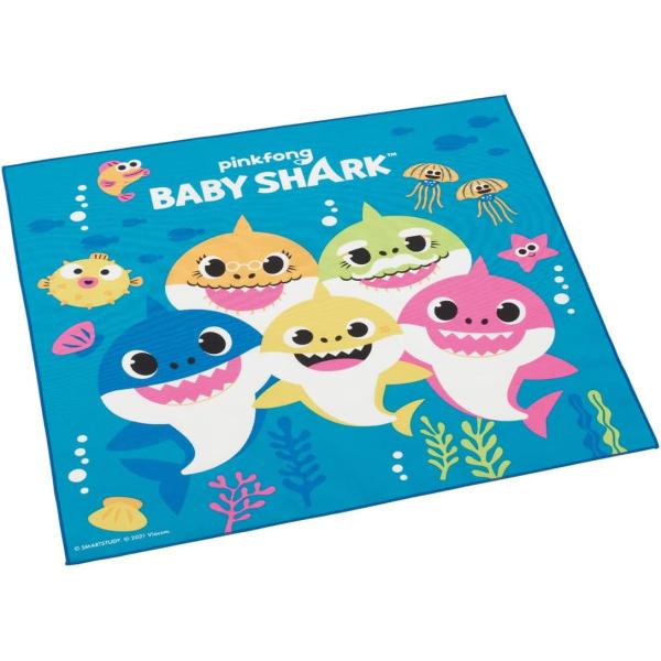 スケーター ランチクロス 43×43cm ベイビーシャーク 日本製お弁当箱をすっぽり包める大きさの ランチクロスクロスを広げてそのまま ランチョンマット として洗濯可能なので、いつも清潔にお使いいただけます43×43cmサイズ、子供用 お弁...