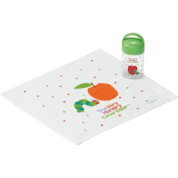 スケーター 抗菌 おしぼりセット ケース付き おしぼり はらぺこあおむし 日本製 32×30.5cmお弁当の時や行楽での お手拭き に便利な おしぼりセットケースは開けやすいツマミ付き名前シール付きケース付きなのでコンパクトに持ち運びできる...
