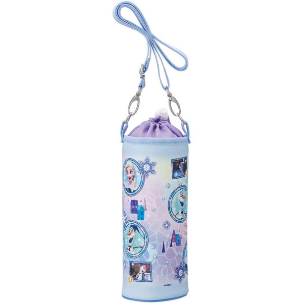 スケーター(Skater) 水筒カバー 水筒ケース ボトルケース ペットボトルカバー ディズニー アナと雪の女王 23 マルチサイズ PVPF7-A本体サイズ：直径90mm×高さ205mm裏地は保冷保温効果のあるアルミフィルムなのでペットボ...