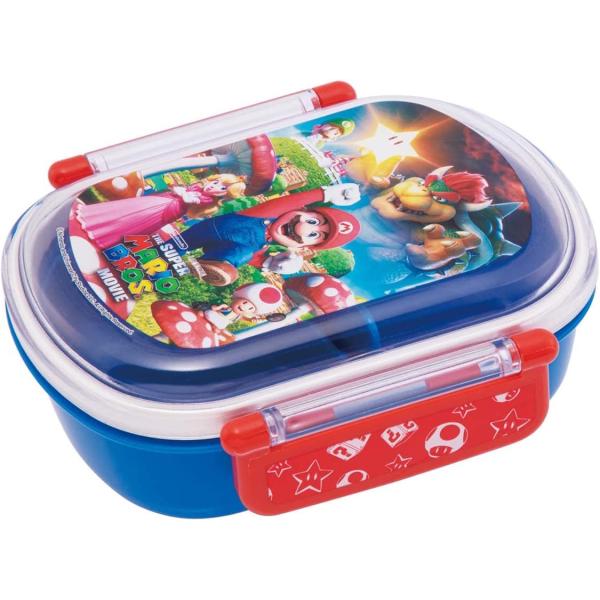 スケーター 弁当箱 360ml スーパーマリオ ムービー 抗菌 子供用 日本製 わっと盛れるドームフタ QAF2BAAG-A食洗機対応のお弁当箱。銀イオン配合の抗菌仕様。フタが盛り上がっていて、お料理などをふわっと盛り付けられる。おかずが片...