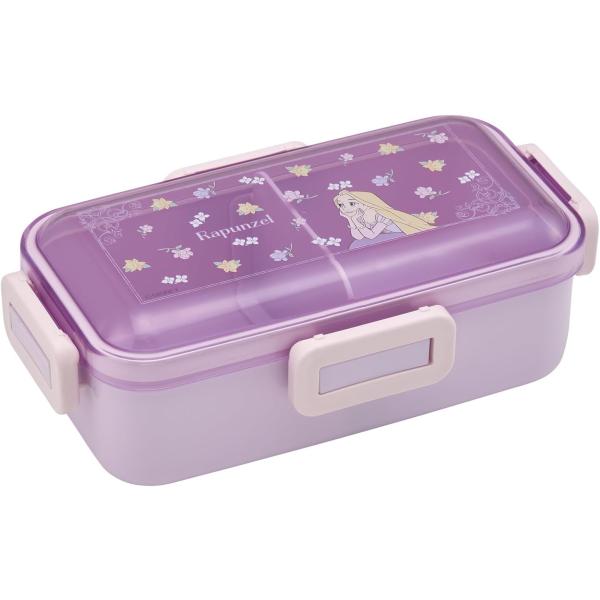スケーター ディズニー 塔の上のラプンツェル フラワー ふんわり盛れる 弁当箱 530ml 日本製ドーム型のフタでご飯もおかずもふわっと盛れる弁当箱(ランチボックス)。キャラ弁にも、おすすめ。盛り付けが潰れない。銀イオン配合の抗菌仕様。スリ...