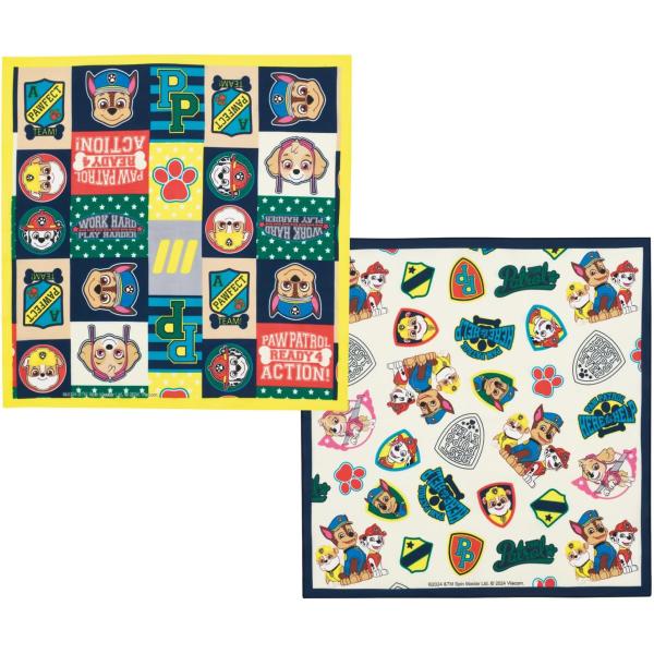 スケーター お弁当クロス ランチクロス 子供用 2枚セット パウ・パトロール 男の子ランチョンマットにもなる便利なランチクロス2枚セット。お弁当箱をしっかり包める大きめサイズ。お洗濯可能で衛生的。サイズ：横43×縦43cm材質：綿100％原...