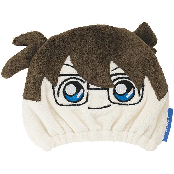 吸水速乾 タオルキャップ 【名探偵コナン】子供用柔らかで肌触りのいいマイクロファイバー生地のタオルキャップ。お風呂上がりや水遊びの後などに頭に被るだけでしっかり吸水。被るとキャラクターに変身できて可愛い。マイクロファイバー生地は水分をすばや...