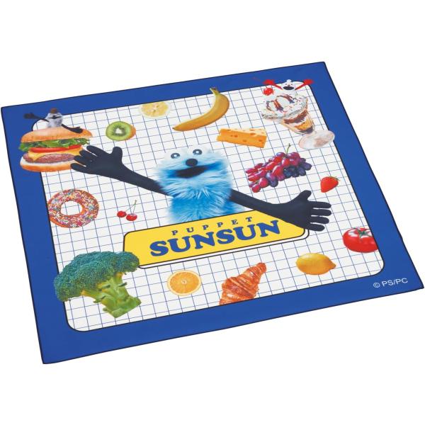 スケーター ランチクロス 43×43cm パペットスンスン 日本製お弁当箱をすっぽり包める大きさの ランチクロスクロスを広げてそのまま ランチョンマット として洗濯可能なので、いつも清潔にお使いいただけます43×43cmサイズ、子供用 お弁...