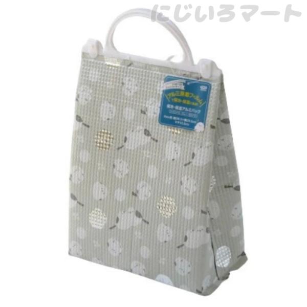 保冷・保温アルミバッグ S シマエナガ グレーアルミ蒸着フィルムで保冷・保温に最適！持ち運ぶのに便利なコンパクトサイズ！サイズ：約28.5×横20.5cm(マチ13.5cm)■生産地：中国■素材・成分：材質：本体/発泡ポリエチレン、アルミ蒸...