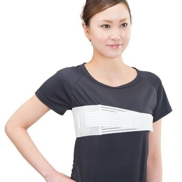 胸部サポーター バストロック Mサイズ bonbone●胸部固定帯です。幅10cmでピンポイントに圧迫します。●通気性の高いメッシュベルトがシワになりにくく、しっかり固定できます。●通気性の高いメッシュのベルトなのでシワになりにくく、しっか...