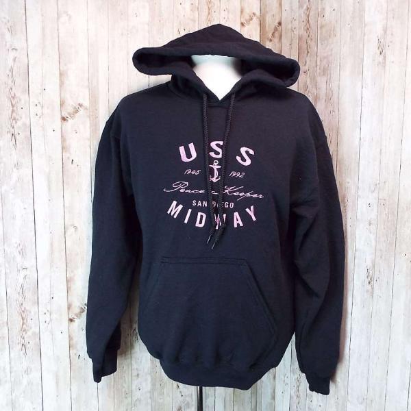 ■レアな輸入古着を中心に、メンズ物＆レディース物をサイズミックスで販売しております。■採寸を参考にご購入いただきますようお願いいたします。【当店スタッフのお薦めポイント】・サンディエゴにある【ミッドウェー博物館】の公式パーカーです。・公式サ...