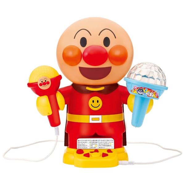 「商品情報」商品紹介「それいけ! アンパンマン」より、「光る! まわる! カラフルライトできみはスター! おうちでアンパンマンカラオケ」が登場!ピカピカ光るカラフルなライトの中で、アンパンマンとおうちでカラオケ遊びができるおもちゃです。カラ...