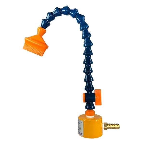 ・型式:NM-C1-BV・マグネットベース φ40・各ホース長さ:300mm・接続:1/8”ニップル構成部品・82026 コネクタ・82722 バルブ・82021 ホース x14・82228 マルチホールノズル