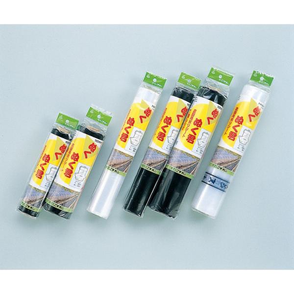 地温を高めて苗の育苗を早め、病害虫から苗を守ります。土壌水分の蒸発を防ぎ、畝の水分保持にも効果的で、霜・凍結を防ぎます。