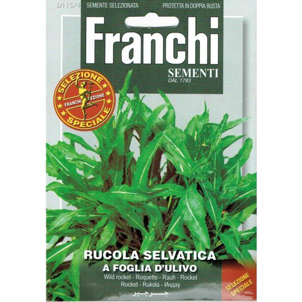 ルッコラセルバチカの改良品種で、早生種、オリーブの葉のような形をしたワイルドルッコラです。通常のワイルドルッコラに比べると、葉は幅広で厚みがあり、ノコギリ歯のような切れ込みはあまり出ません。トウ立ちしにくいのも特長です。ワイルドルッコラ特有...