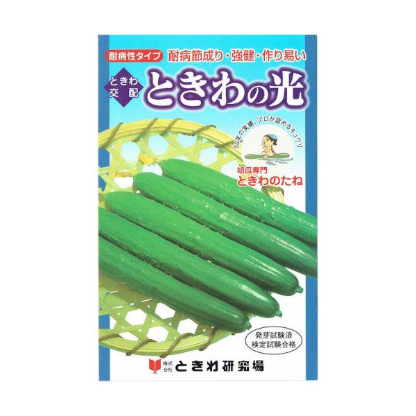本種は、キュウリの品種改良一筋の専門メーカー、ときわ研究場が生んだヒット品種で、急速に全国へ普及している。病気に強いので、いつ、どこで、誰にでも簡単に栽培ができます。歯切れのよい、おいしいキュウリが沢山とれるので、販売用に限ることなく自家用...