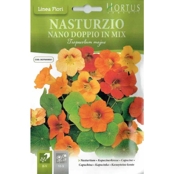 収穫は開花直後の大きく柔らかい葉がわさびのような辛みがあり、サラダのアクセントになります。鮮やかな花は寄せ植え、ハンギング、花壇に彩を添えます。栽培も簡単で人気も高い種類です。