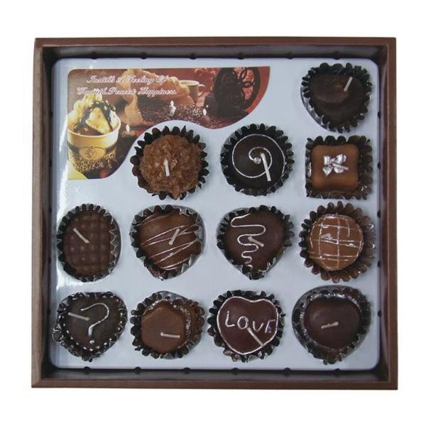 見た目もかわいいチョコレートローソクです。プレゼント品としてお使いいただけるほか、お盆のお供え品としてもご使用頂けます。※輸入品のため外箱に多少の擦れなどございます。予めご了承下さい。進物用 ギフト のし 法事 彼岸 喪中 ミニろうそく