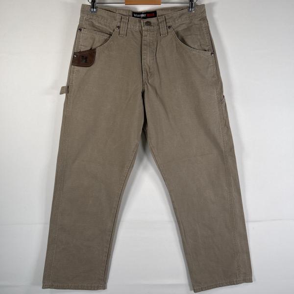 【管理番号】OYB0003274【ブランド】ラングラー / Wrangler【対象】メンズ【カラー】  ベージュ【季節・シーズン】オールシーズン【生産国】メキシコ【素材】コットン100%【実寸サイズ】総丈：約99cmウエスト：約41cm股下...