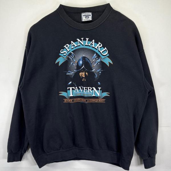 【管理番号】OYB0010429【ブランド】Lee【対象】メンズ【カラー】  ブラック【季節・シーズン】オールシーズン【生産国】メキシコ【年代】1990年代【生産年】99【素材】コットン50% / ポリエステル50%【表記サイズ】XXL【実...