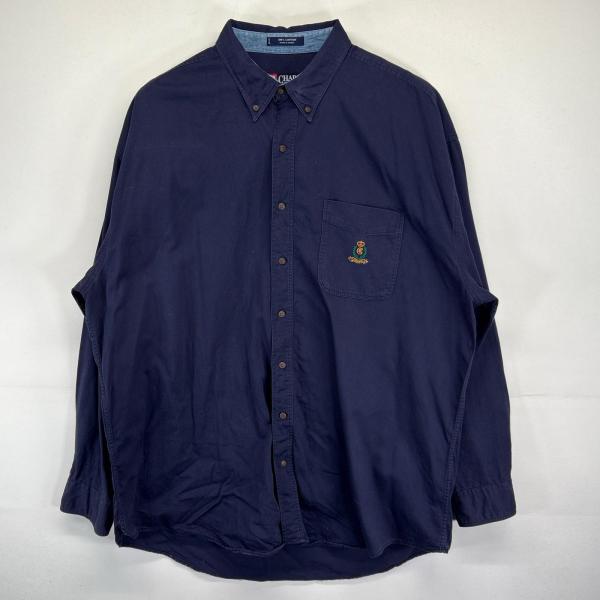【管理番号】OYB0010799【ブランド】チャップスラルフローレン / CHAPS RALPHLAUREN【対象】メンズ【カラー】  ネイビー【季節・シーズン】オールシーズン【生産国】韓国【素材】コットン100%【実寸サイズ】肩幅：約65...